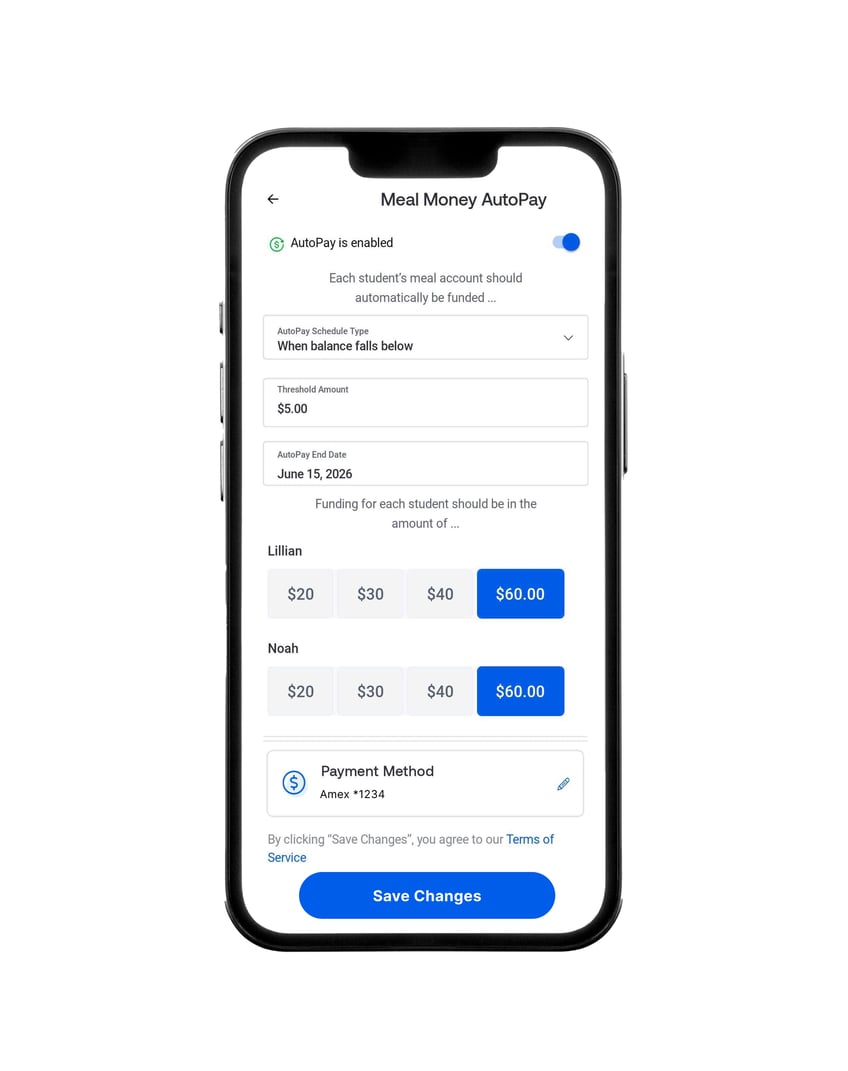 How to set up AutoPay in the MySchoolBucks app
