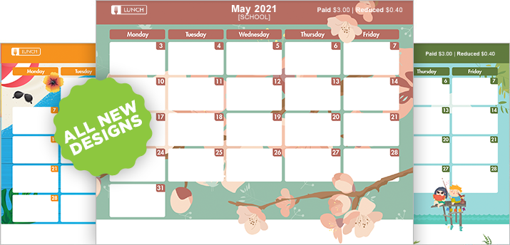 [New Designs] Free School Menu Templates For The 2020-21 School Year!